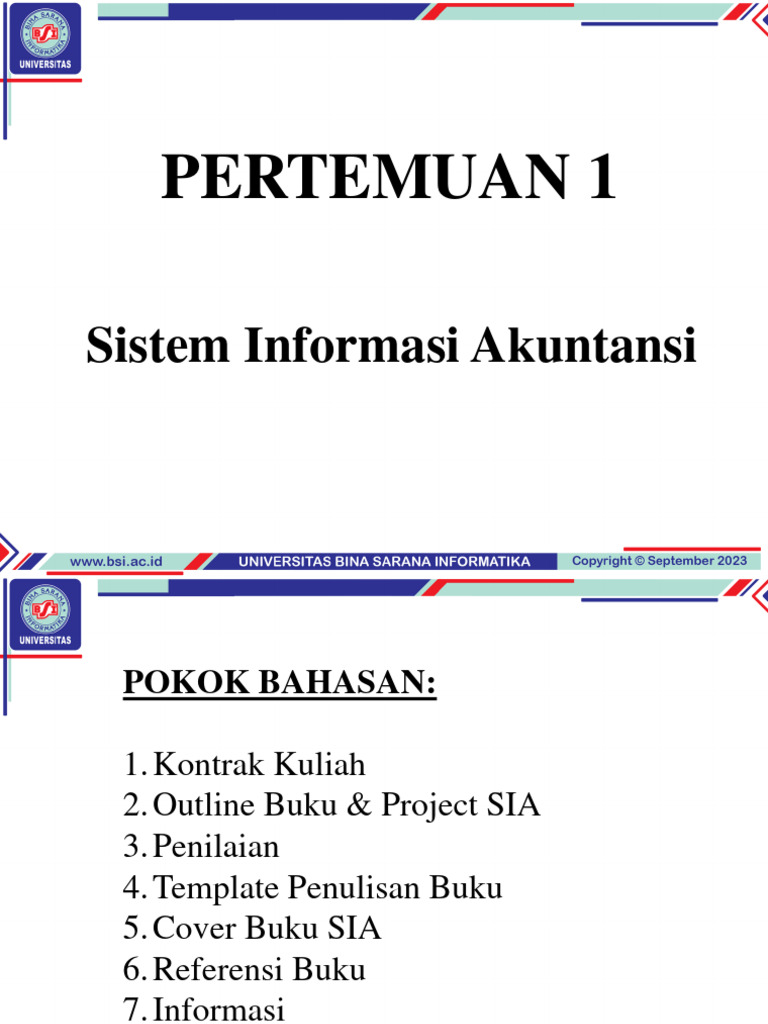 Materi Gabungan SIA | PDF | Komputer