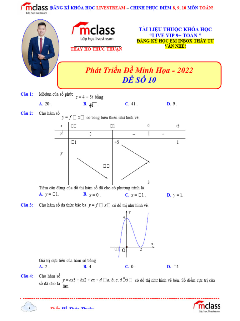 (HTT) - ĐỀ SỐ 10 PHÁT TRIỂN ĐMH 2022 | PDF
