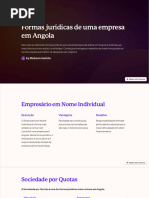 Processo de Legalização e Criação de Uma Empresa em Angola | PDF ...
