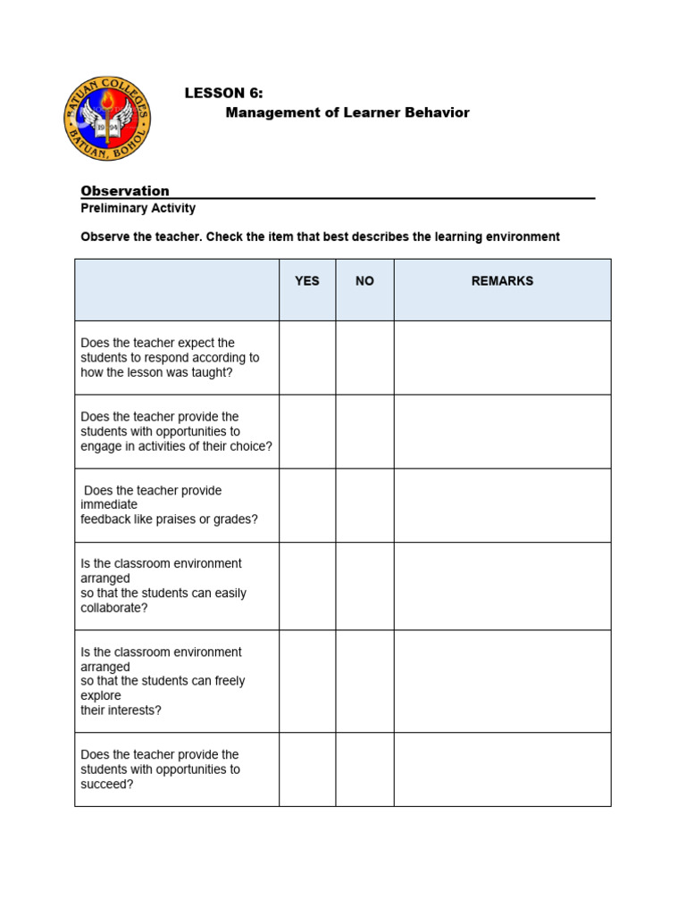 Chapter 2 LESSON 6 | PDF