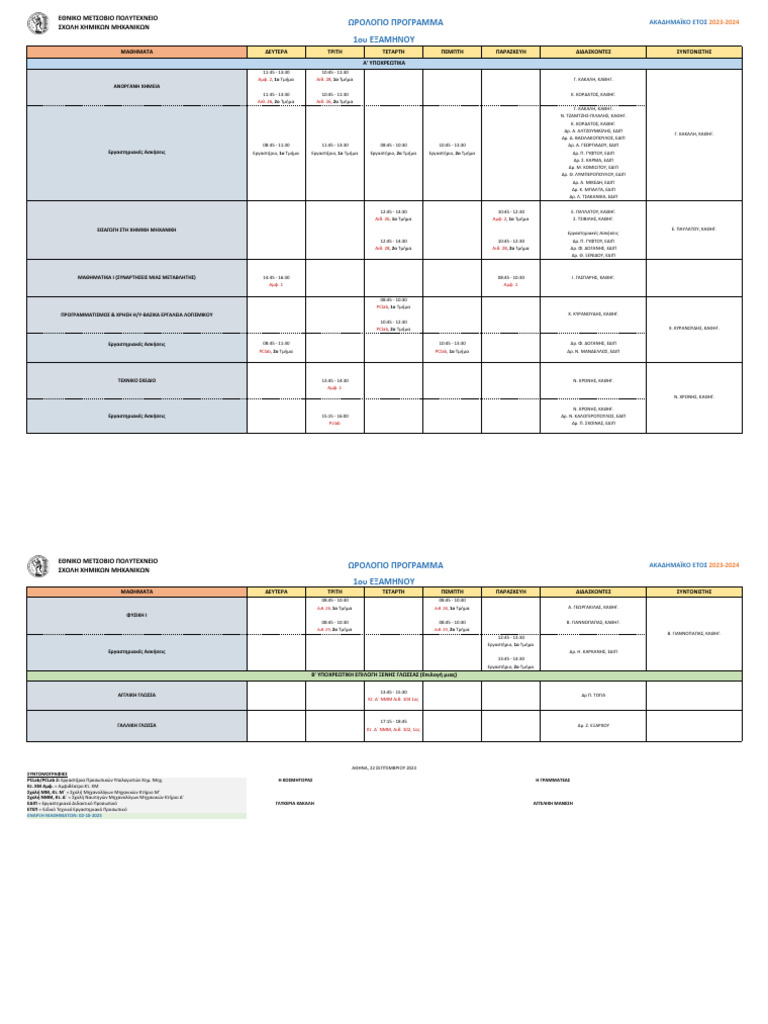 Programma XM 2023-24 Winter | PDF