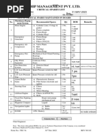 Chief Engineer Handover Report | PDF | Machines | Oils
