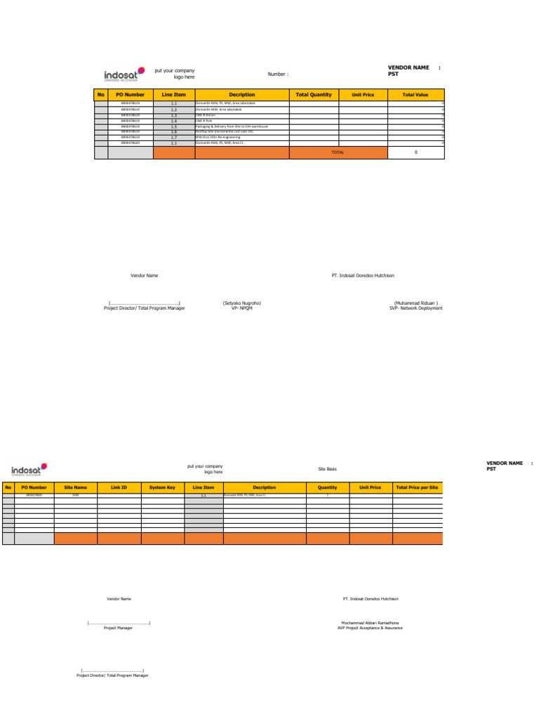 Template ATP 50 % Payment | Download Free PDF | Business | Business Process