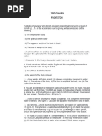 Floatation and Density Worksheet Class 9 | PDF | Buoyancy | Physical ...