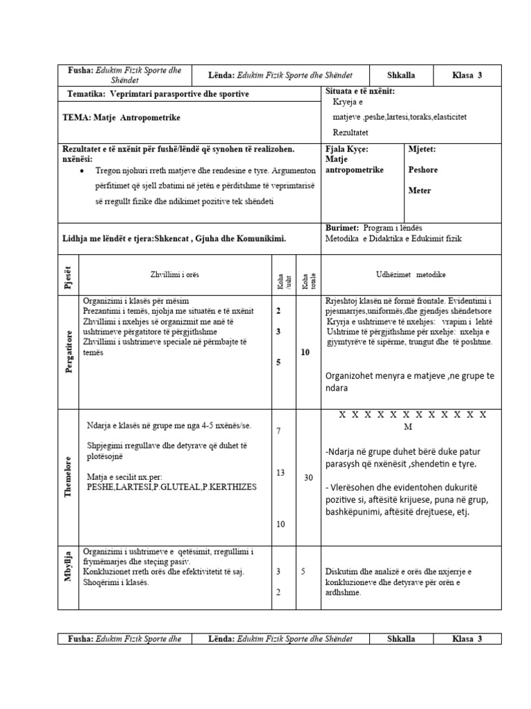 Ditar Klasa 3 Trem 1 | PDF