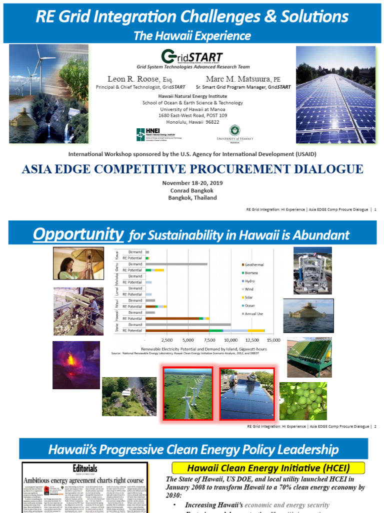 D1 4 - HI RE Integr - Asia EDGE RE Procure WS BKK - HNEI 11 16 19 | PDF ...