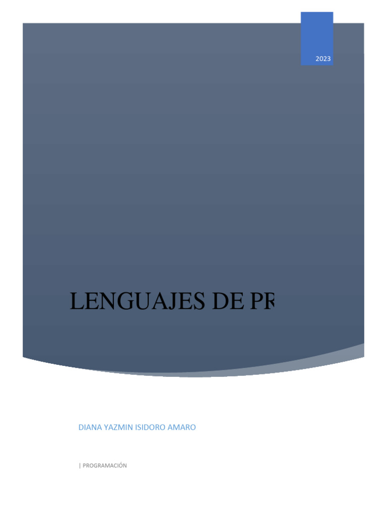 Lenguajes De Programacion Pdf Lenguaje De Programación C