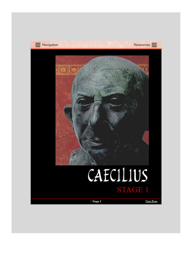 Cambridge Latin Book 1 | PDF