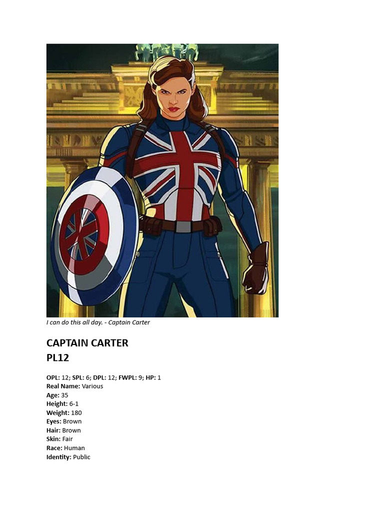 Captain Carter | PDF