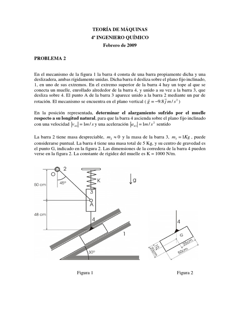 Tema 3 Enunciados Exámenes | PDF | Masa | Cinemática