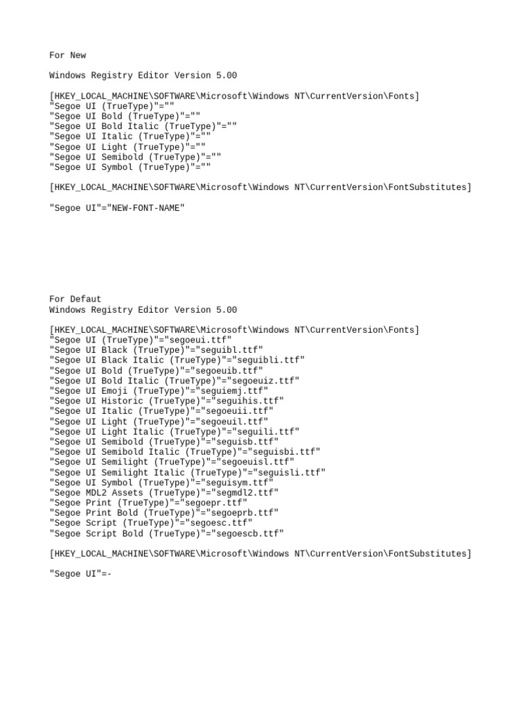 How To Change Font Style in Windows 10 11 7 or 8.1 | PDF