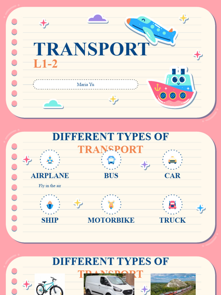 Types of Transportation Explained | PDF