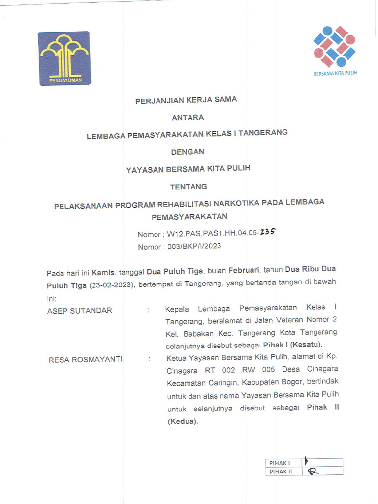 PKS Besakih 2023 & Lapas I TGR | PDF