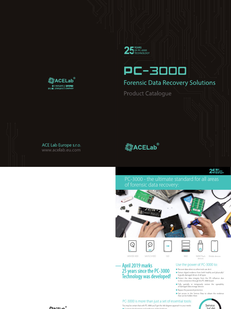 PC-3000 Catalogue DF 2019 | PDF | Solid State Drive | Usb Flash Drive