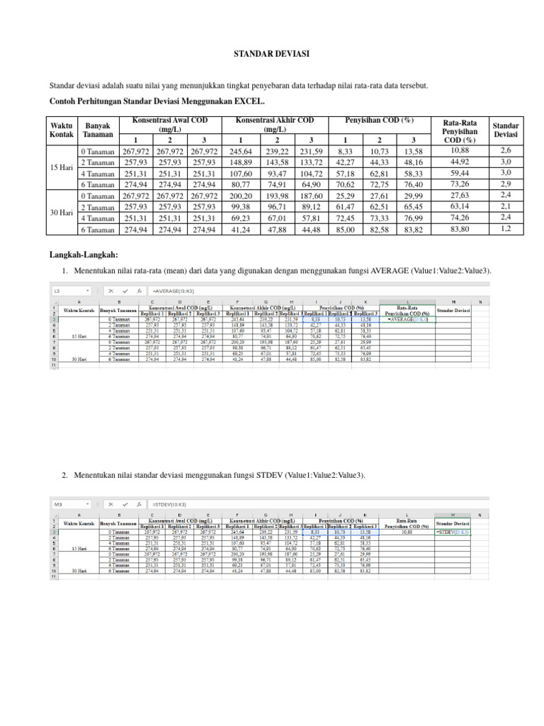 Standar Deviasi | PDF