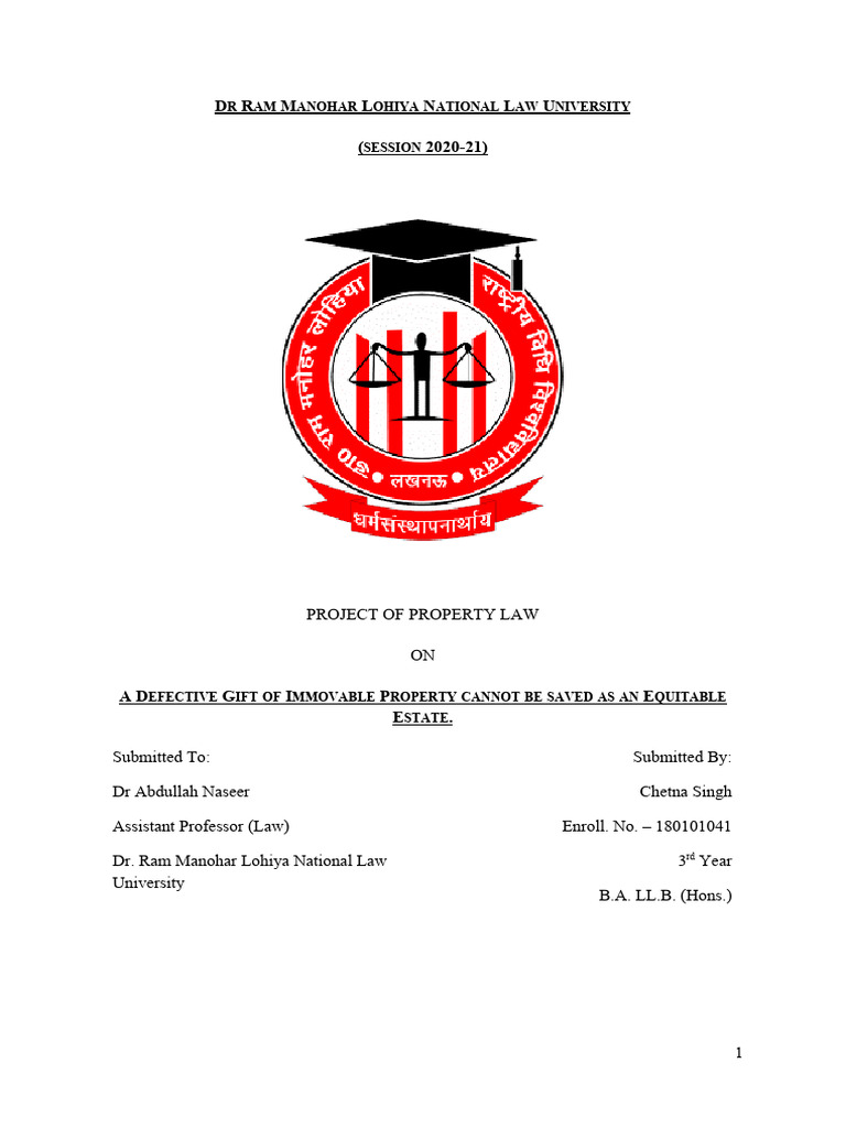 Property Law | PDF | Deed | Lawsuit