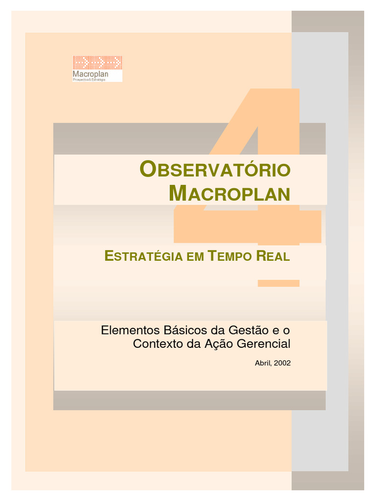 MACROPLAN-1 Elementos Básicos Da Gestão | Download grátis PDF | Gestão ...
