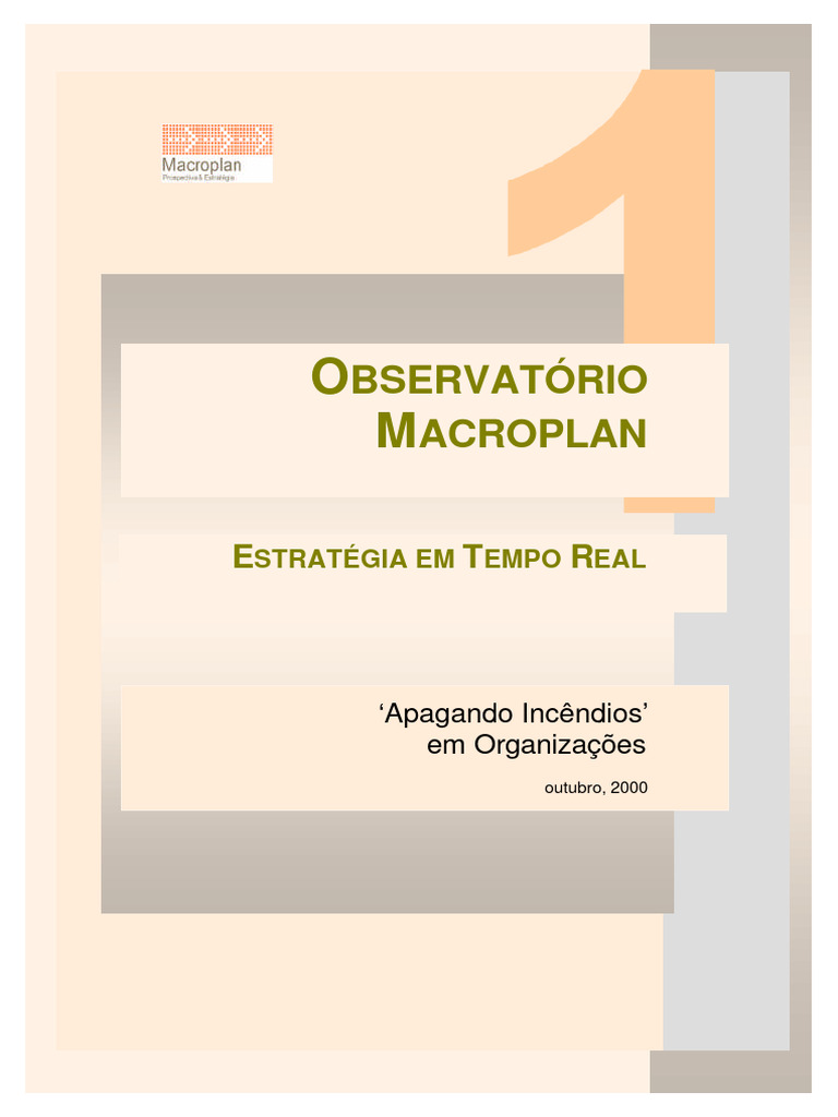MACROPLAN-2 Sindrome Apagar Incêndio | PDF | Gestão estratégica | Esboço