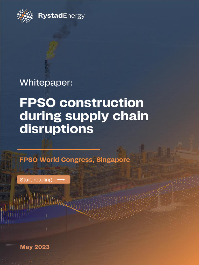 Fpso World Congress Rystad Energy Whitepaper May 2023 | PDF | Risk ...