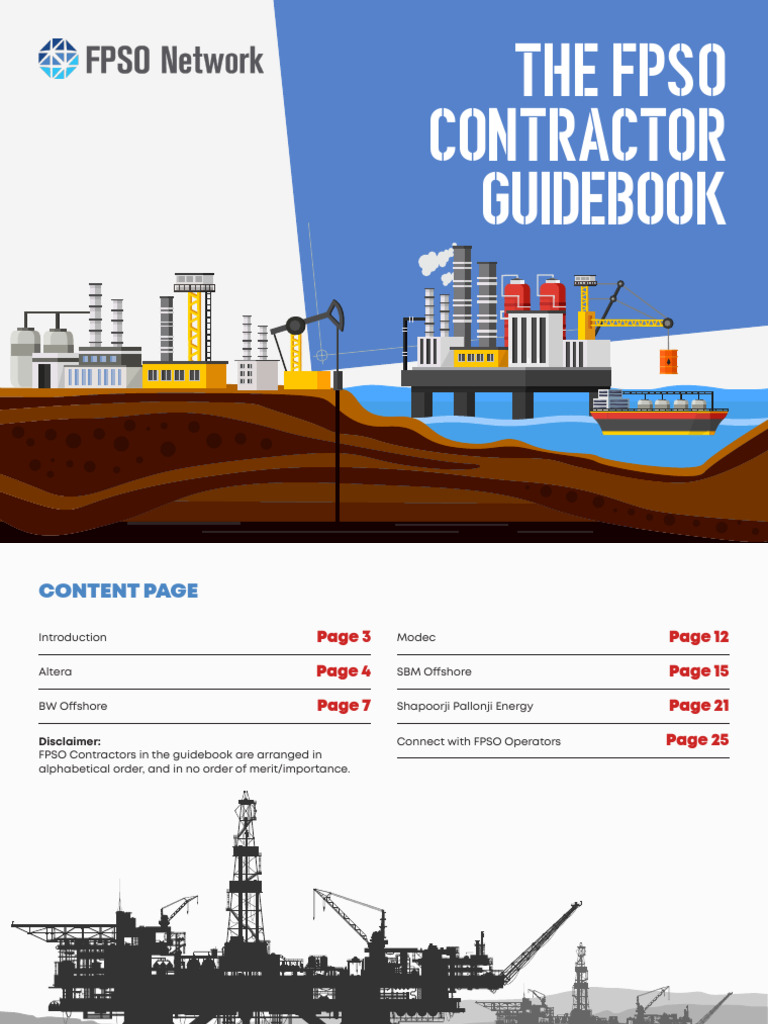 FPSO Contractor Guidebook Overview | PDF | Offshore Wind Power | Nature