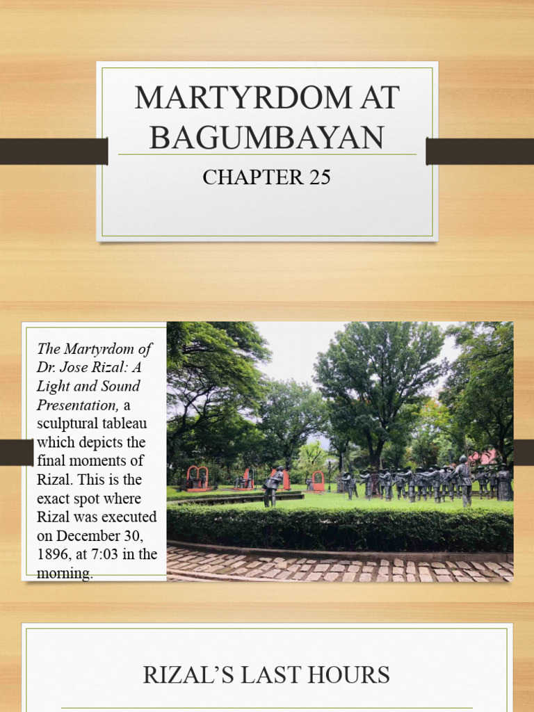 Martyrdom at Bagumbayan | PDF