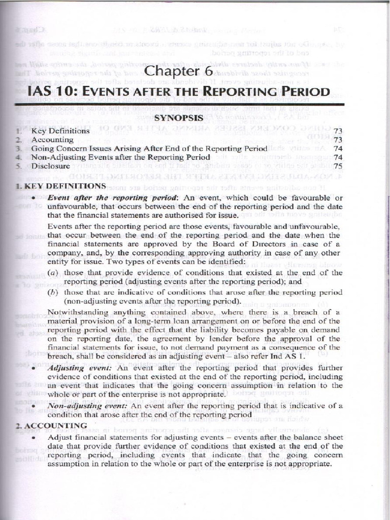 Ias 10 | PDF