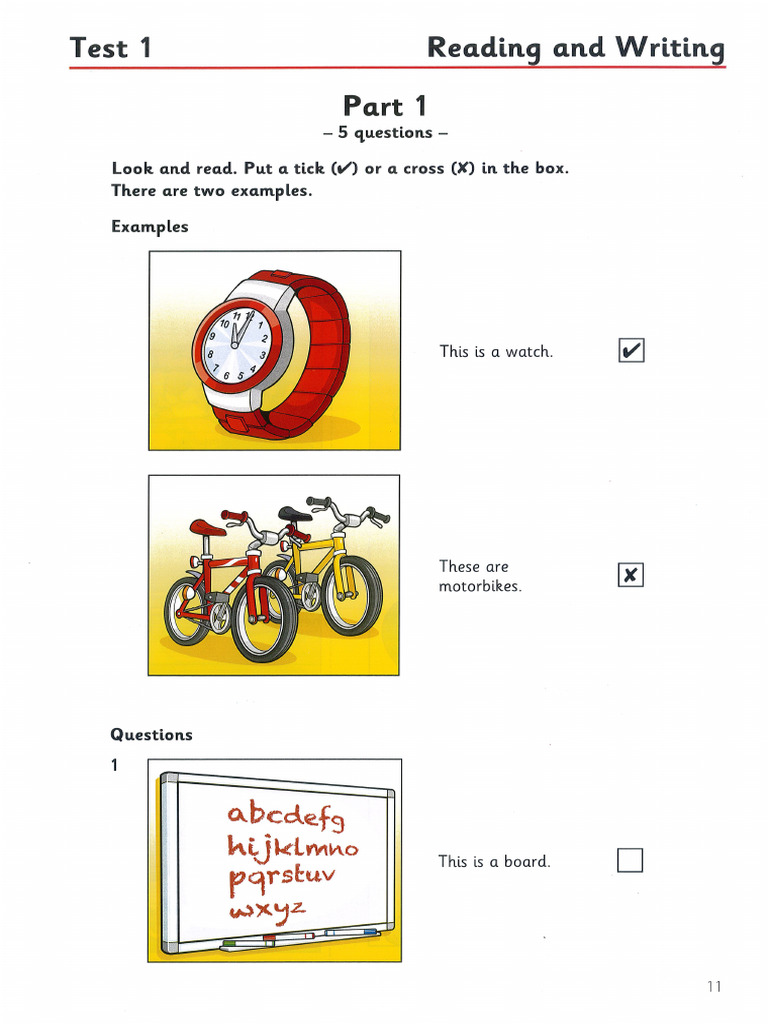 Reading & Writing - Starters | PDF