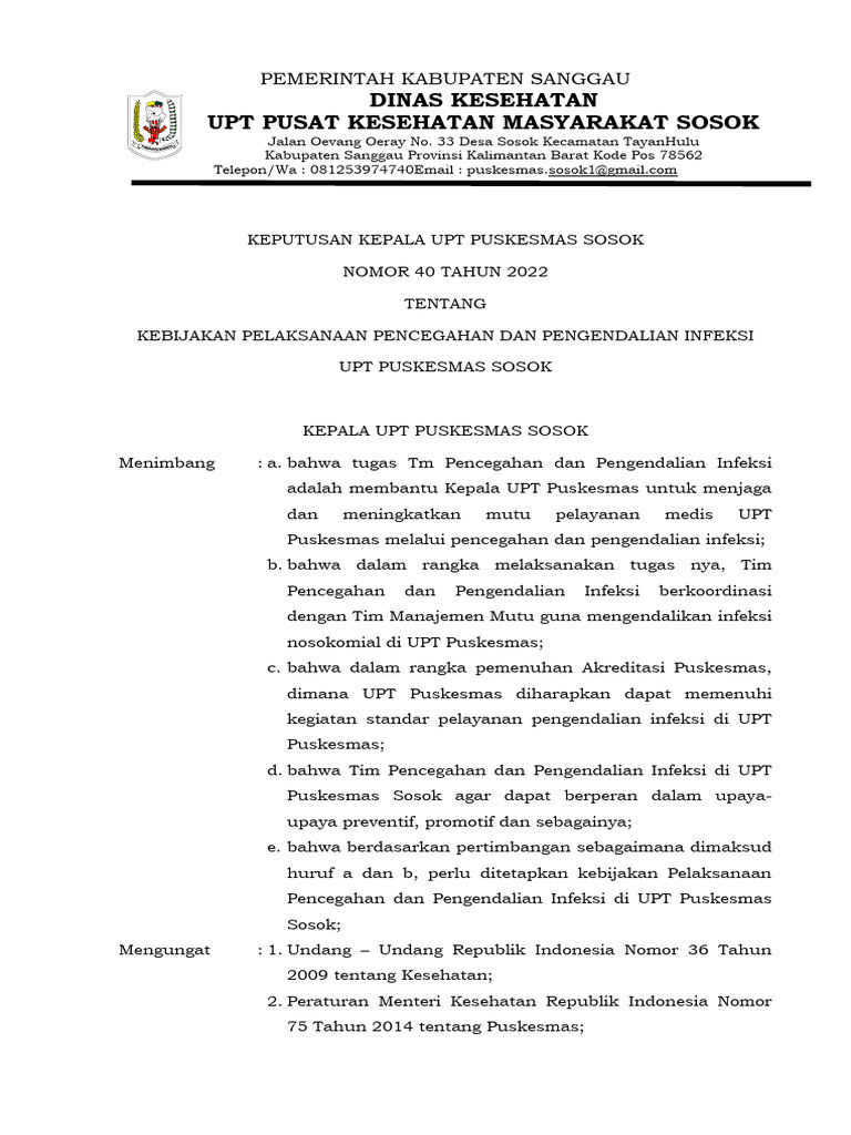 SK Kebijakan Ppi 2023 | PDF