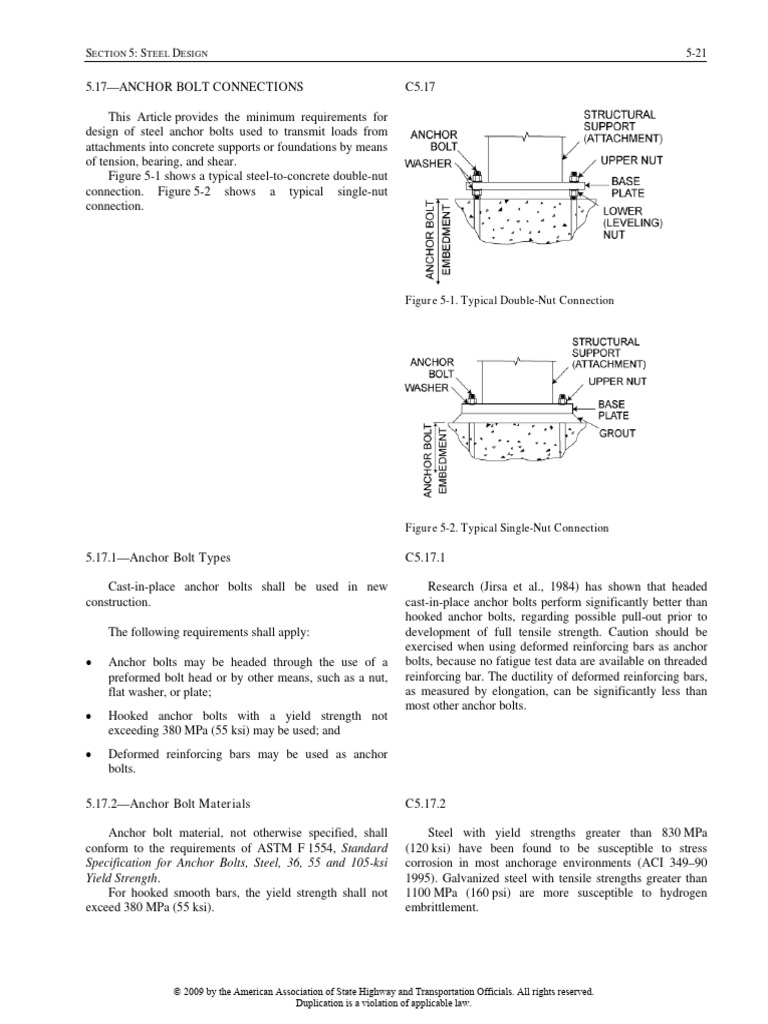 AASHTO Bolts | PDF | Strength Of Materials | Screw