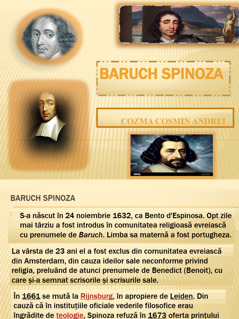 Baruch Spinoza | PDF