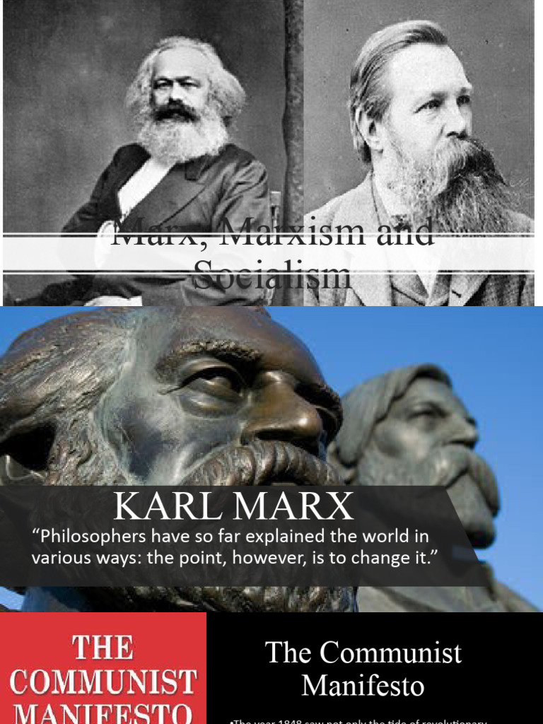 Marx, Marxism and Socialism | PDF | Karl Marx | Communism