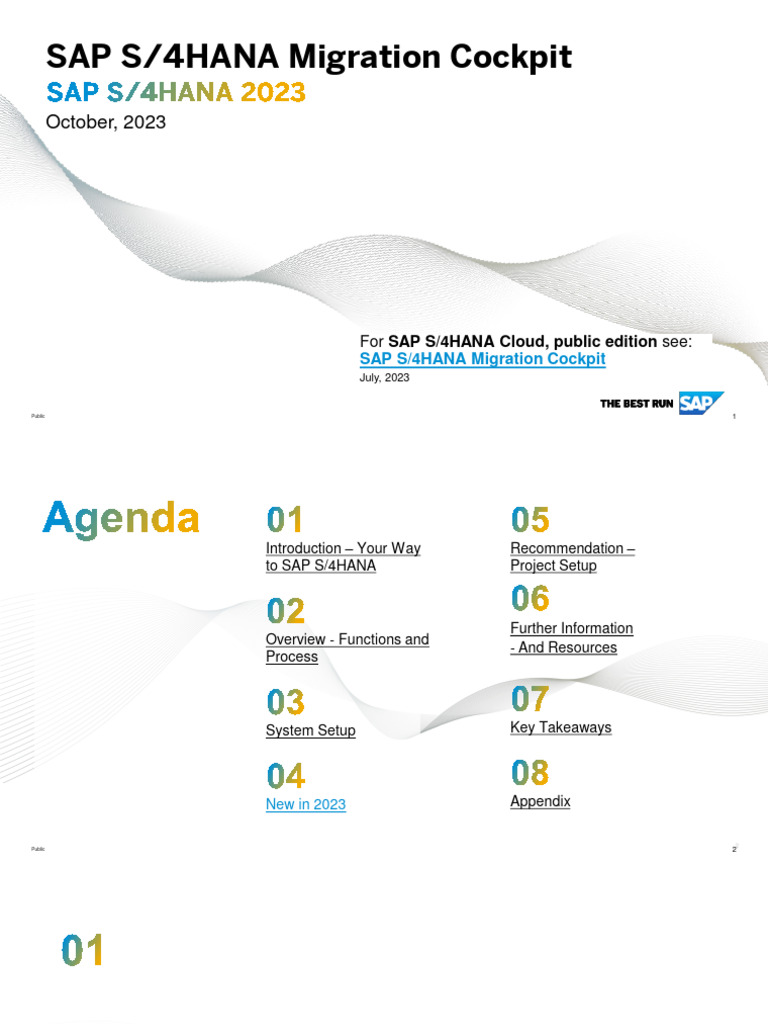 SAP S - 4HANA Migration Cockpit - Migrate Your Data To SAP S - 4HANA | Download Free PDF ...