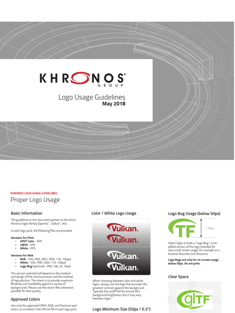 Khronos Logo Usage Guide - Nov19 | PDF | Microcomputer Software | Unix ...