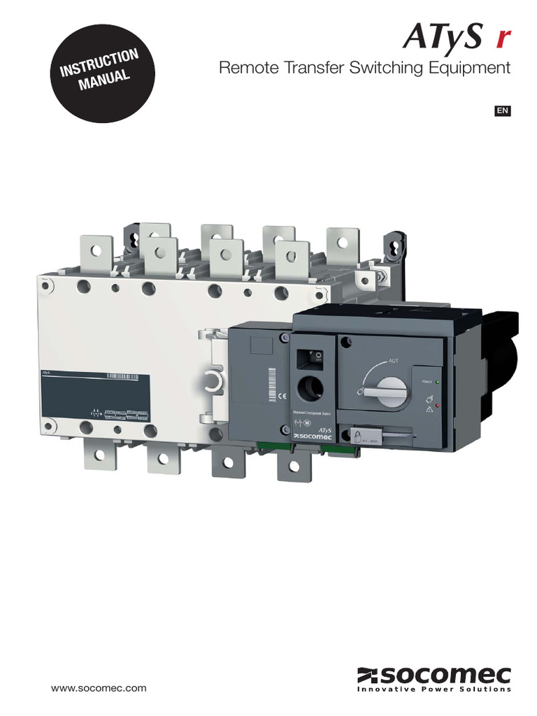 Atys R - Remote Transfer Switching Equipment - Installation and ...