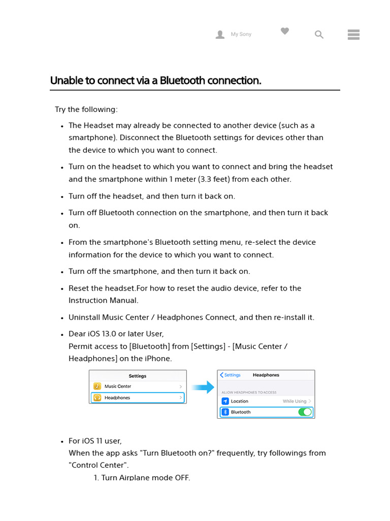 Bluetooth Troubleshooting Guide | PDF | Bluetooth | Smartphone