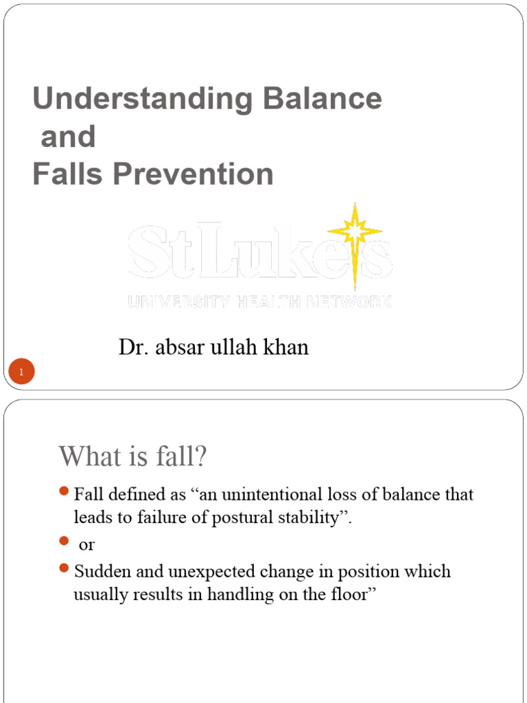 Balance and Falls Prevention | PDF | Balance (Ability) | Hip