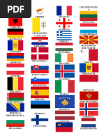 Banderas del Mundo con Nombres | PDF | Los símbolos | Símbolos nacionales