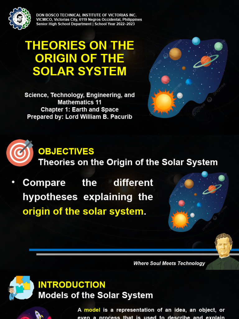 Theories of Solar System Origin | PDF | Planets | Solar System