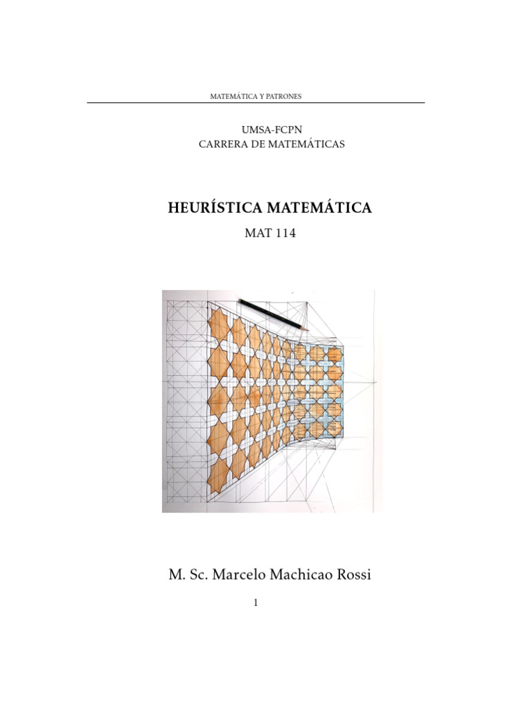Heurística Matemática Patrones Capítulo 1 | PDF | Abstracción | Matemáticas