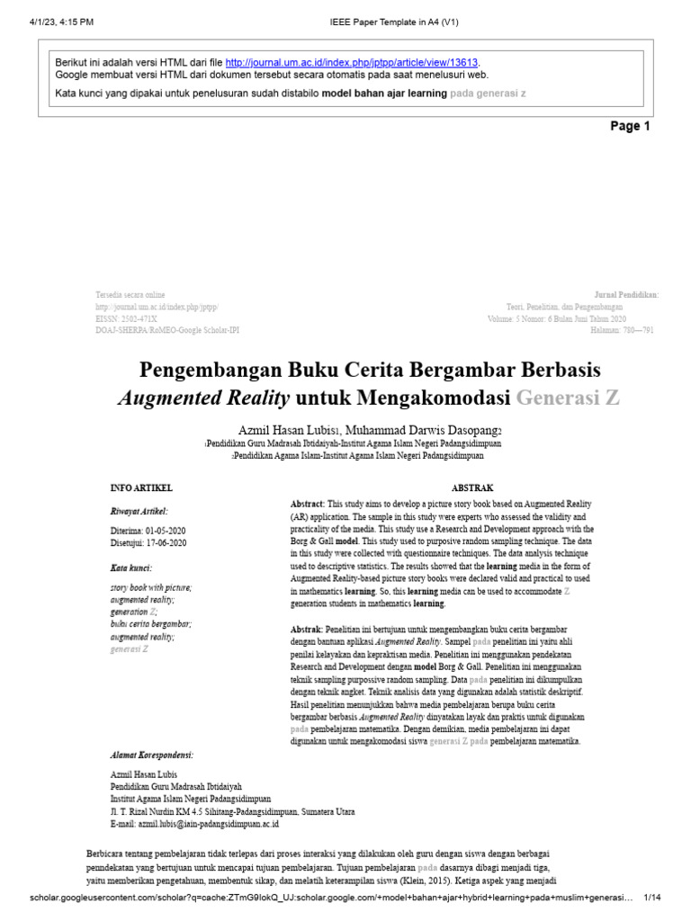 IEEE Paper Template in A4 (V1) | PDF