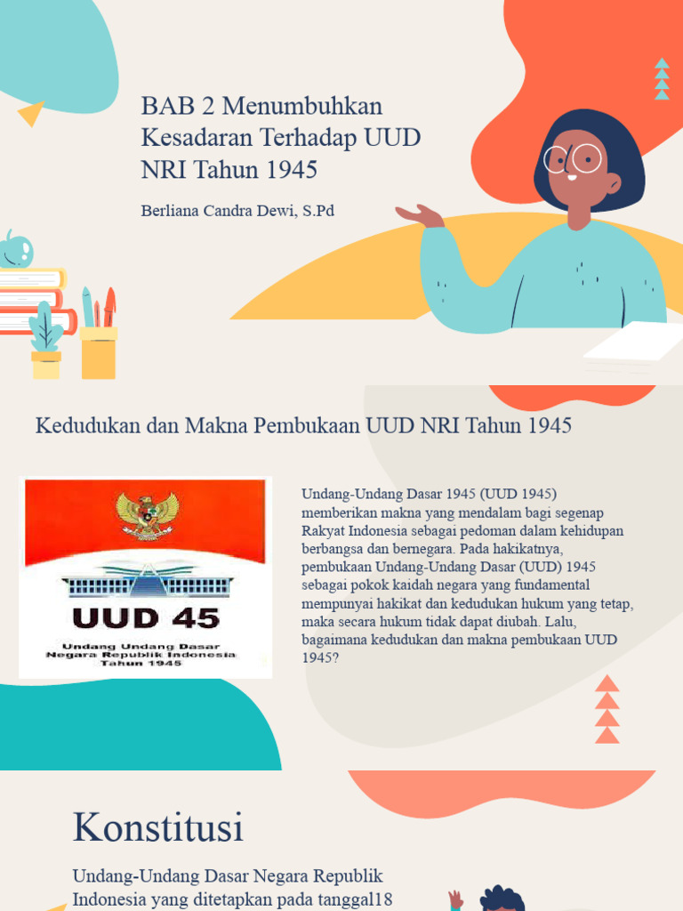 Menumbuhkan Kesadaran Terhadap Uud 1945 | PDF