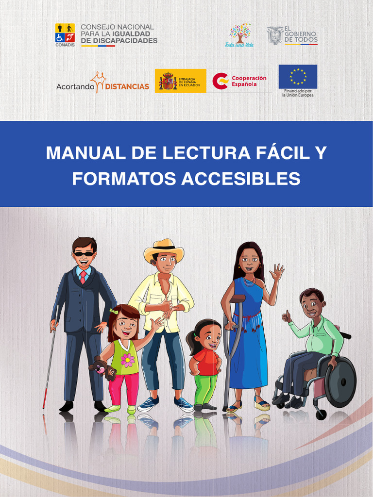 Manual de Lectura Fácil y Accesible | PDF | Comunicación | Invalidez