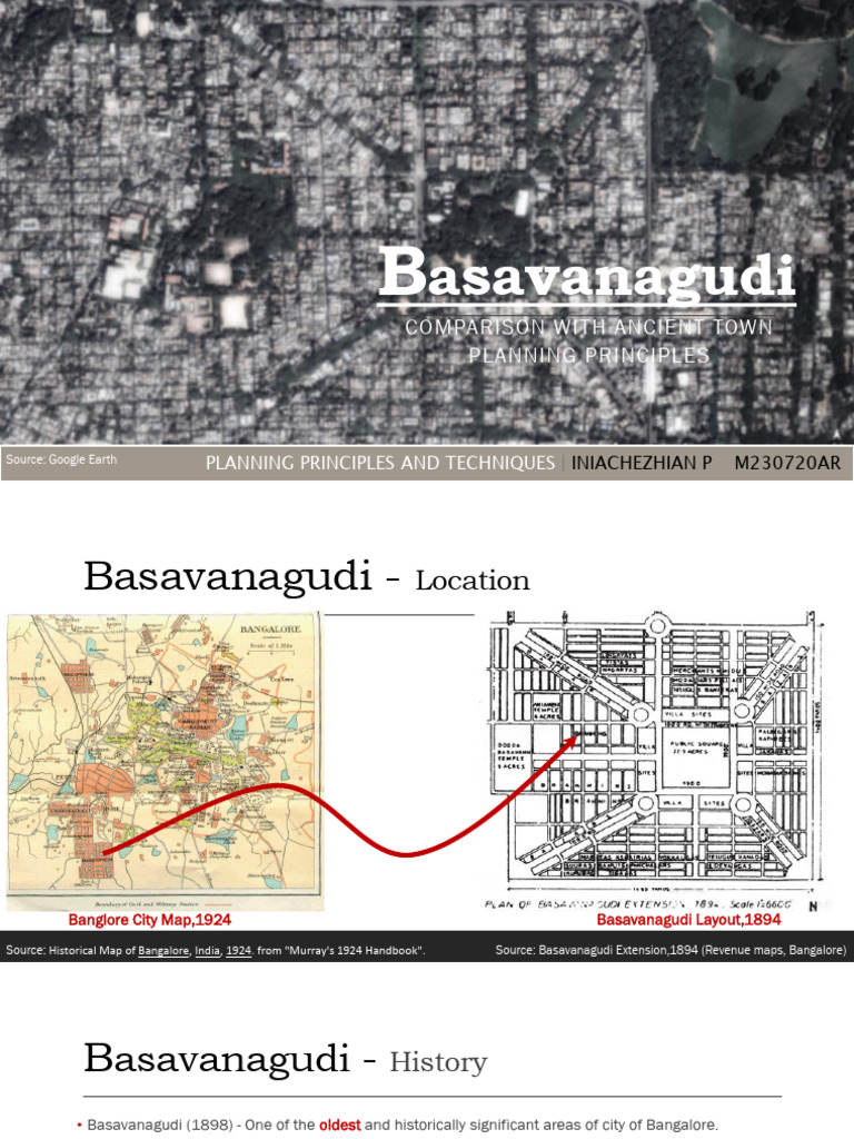 Basavanagudi - Comparison With Ancient Town Planning Techniques | PDF ...