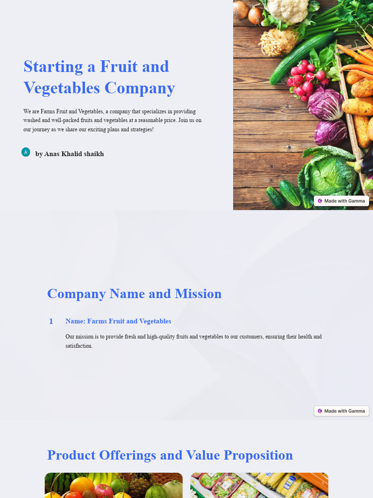 Fresh Produce for Health Enthusiasts | PDF | Brand | Business Economics
