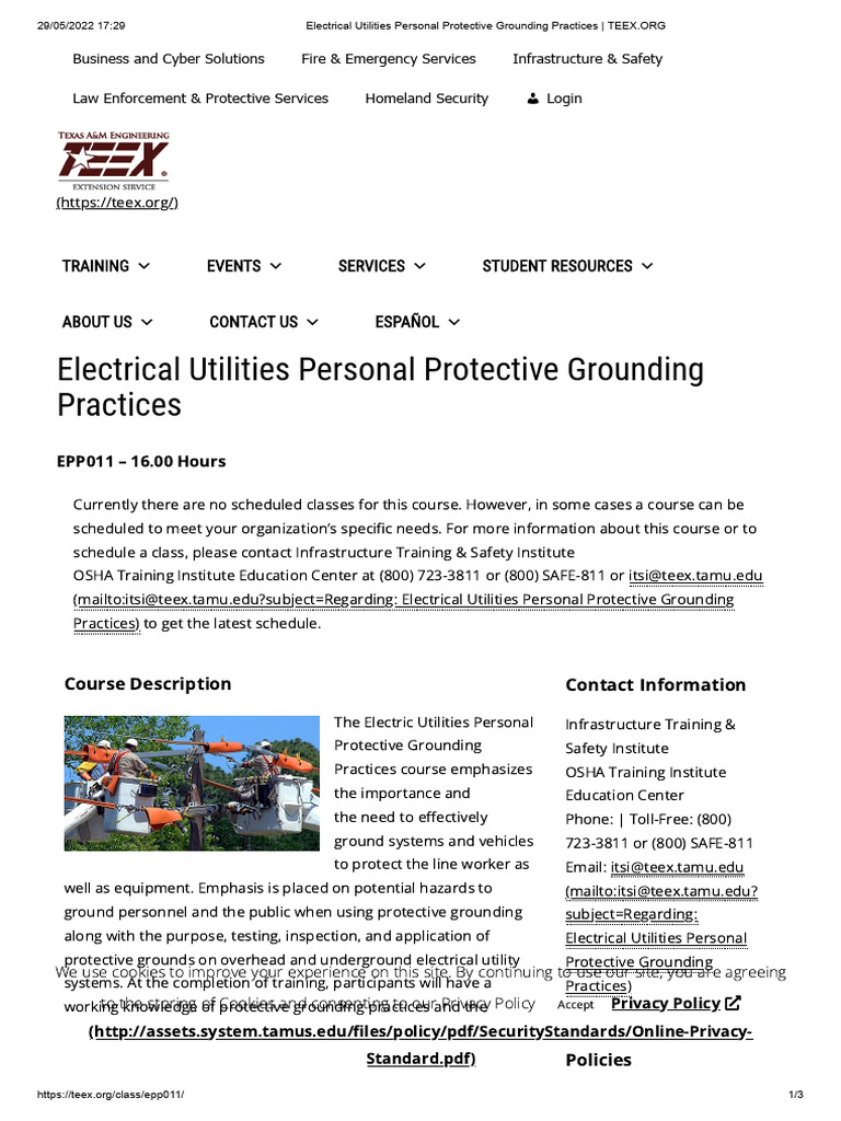 Electrical Utilities Personal Protective Grounding Practices | PDF ...