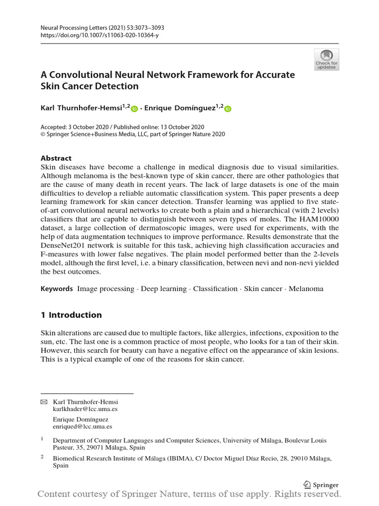 A Convolutional Neural Network Framework For Accur Pdf Deep Learning Artificial Neural Network