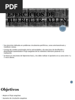 Ejercicios de Buerger Allen | PDF