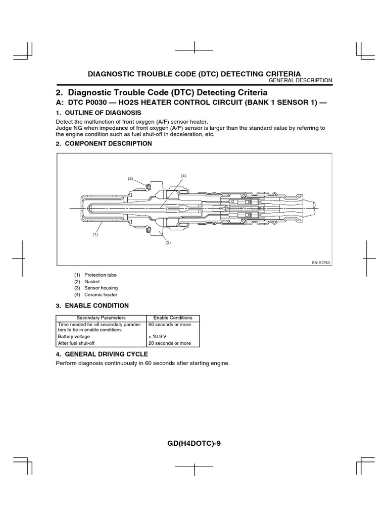02 02 Diagnostic Trouble Code Dtc Detecting Criteria Pdf Medical Diagnosis Manufactured