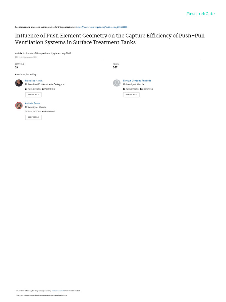 In Uence of Push Element Geometry On The Capture Efficiency of Push ...