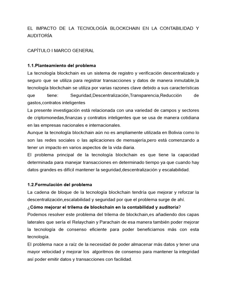 Blockchain en Contabilidad y Auditoría | PDF | Ciencias de la ...